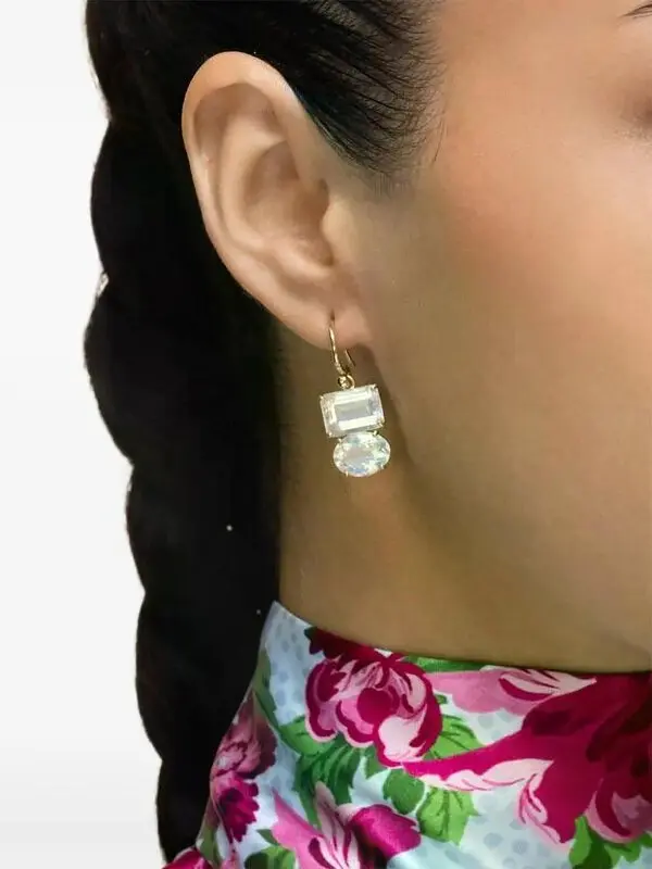 Irene Neuwirth Gemmy Gem Rainbow Moonstone And Diamond Earrings