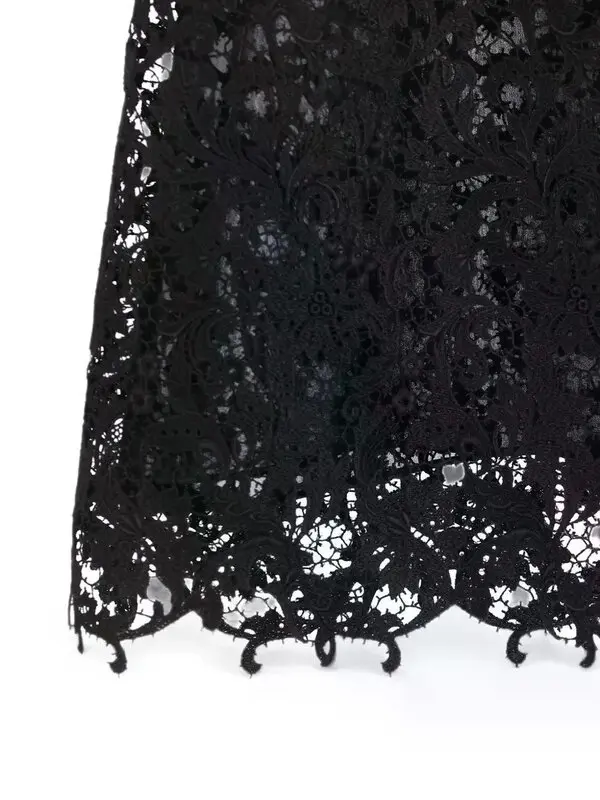 Fendi Macramé Lace Skirt