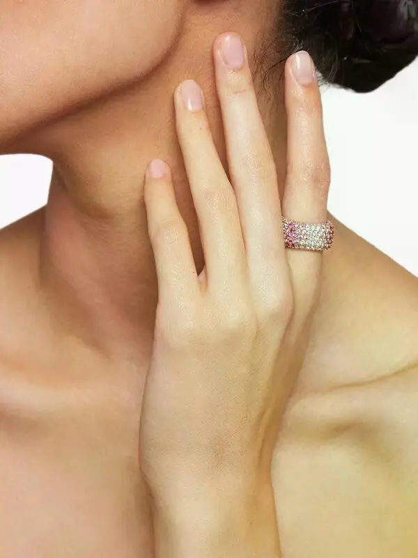 FULLORD Starghost Diamond And Sapphire Ring