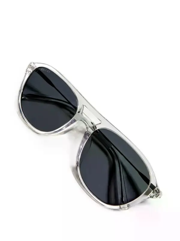 Gucci Specialized-fit Navigator Sunglasses - Neutrals