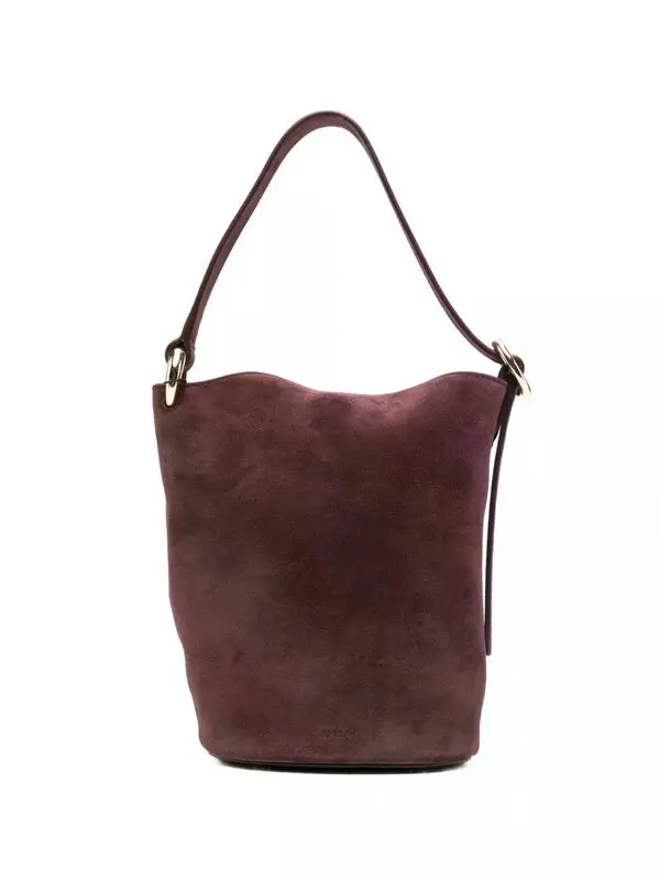 JOSEPH Fold Suede Bucket Bag