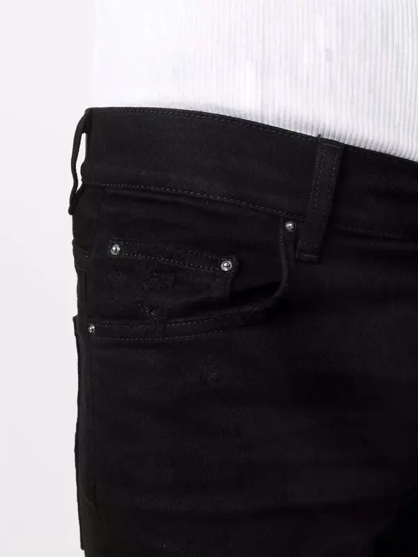 Amiri Distressed-effect Skinny Jeans