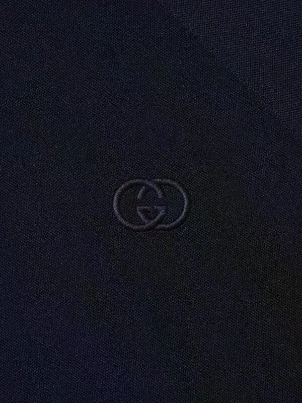 Gucci Web-stripe Embroidered-logo Zip-up Sweater