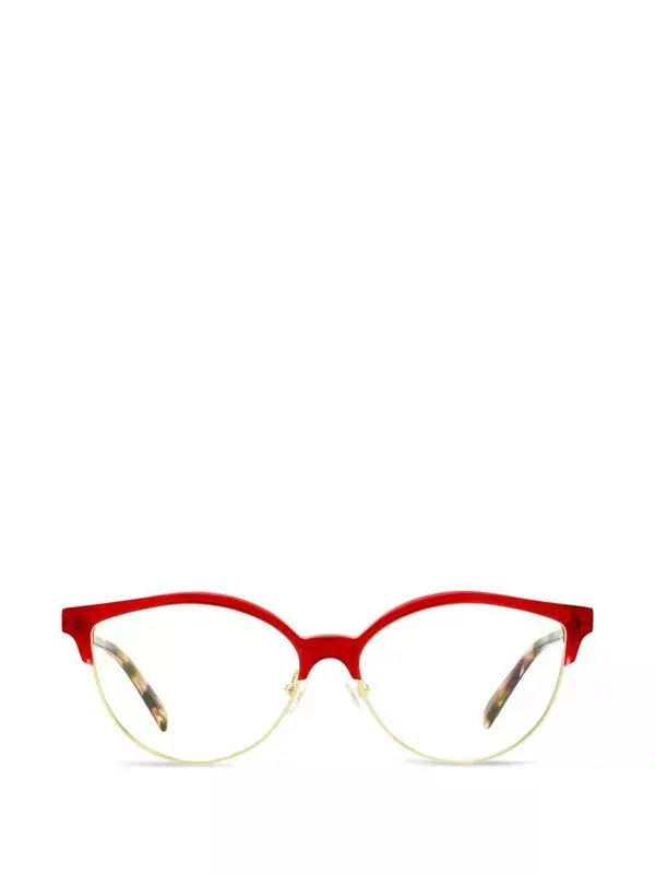 Emilio Pucci Browline Glasses - Red