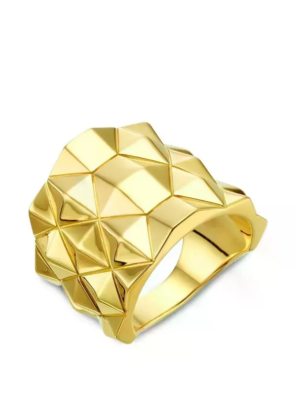 CADAR 18k Yellow Python Collection Wide Band Ring - Gold
