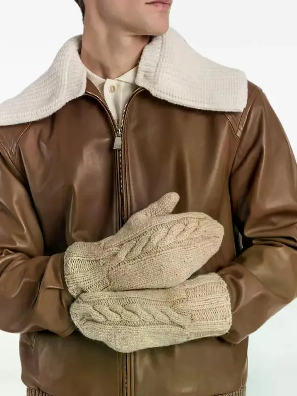 Malo Cable-knit Gloves