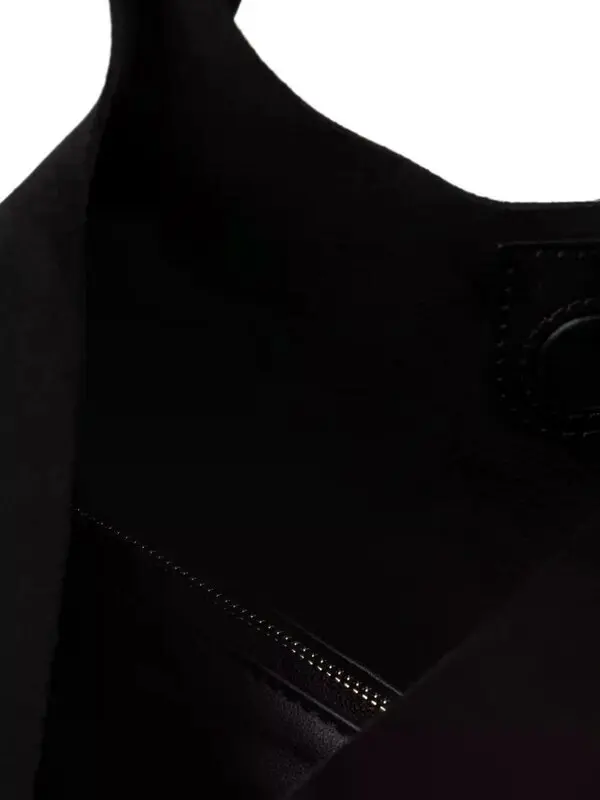 GIANNI CHIARINI Large Dua Suede-finish Logo-patch Tote Bag