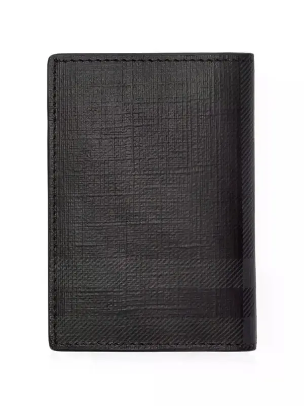 Burberry City Check Folding Card Case