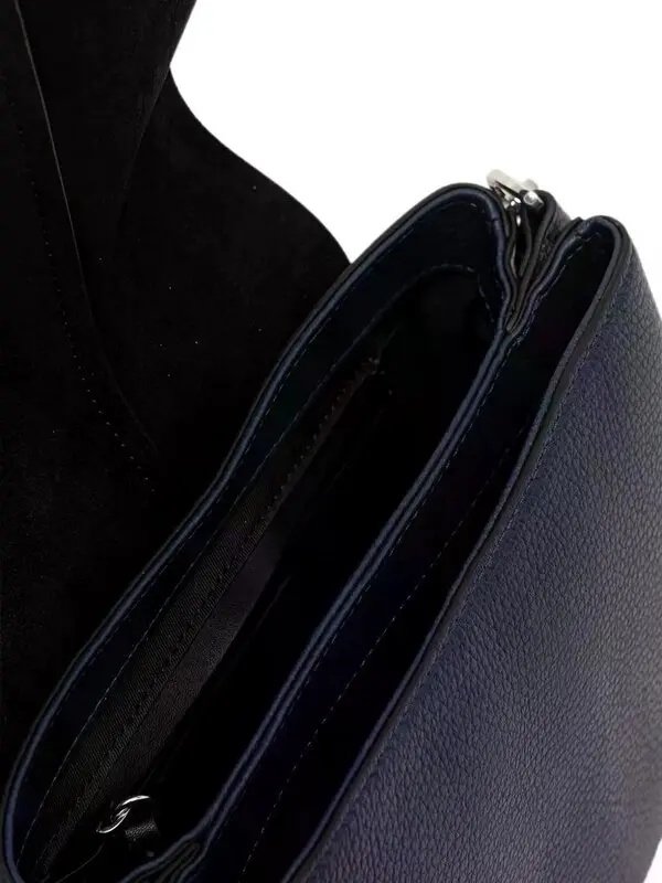 GIANNI CHIARINI Medium Helena Round Grained-leather Shoulder Bag