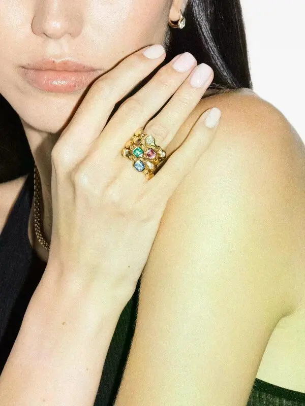 UNIFORM OBJECT Supernova Diamond Band Ring
