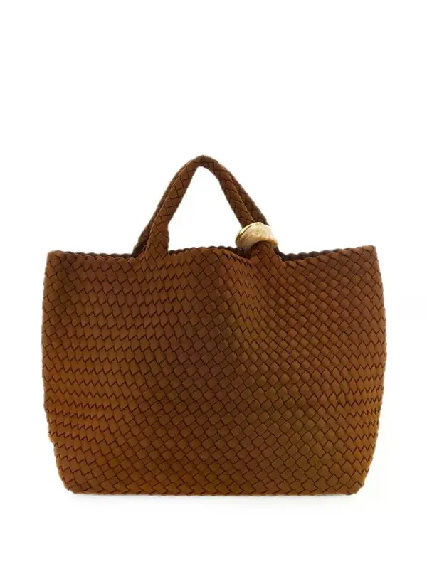 NAGHEDI Medium St. Barths Hand-woven Tote Bag - Brown