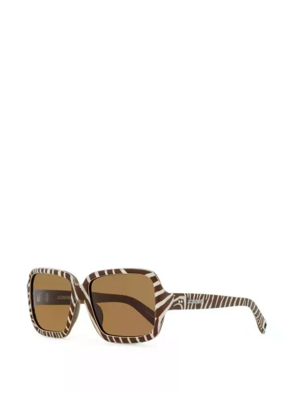 Jacquemus X Linda Farrow Cabana Sunglasses - Brown
