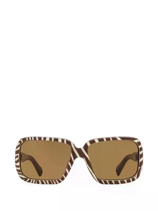 Jacquemus X Linda Farrow Cabana Sunglasses - Brown
