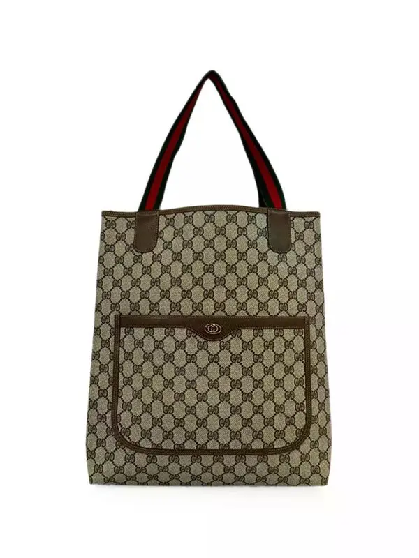 Gucci 20th Century Gg Supreme Web Tote Bag