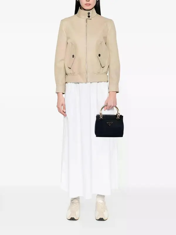 Prada 2000-2013 Tessuto Metal Handle Bag Handbag