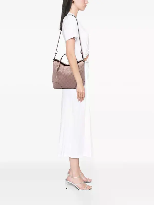 Gucci 2016-2026 Medium Guccissima Bree Fold Over Tote Satchel