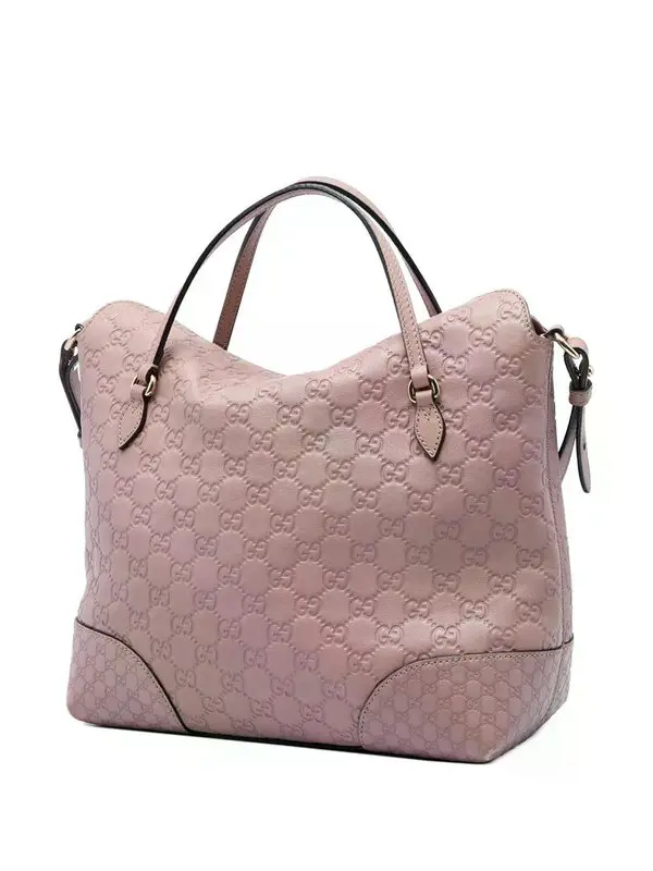 Gucci 2016-2026 Medium Guccissima Bree Fold Over Tote Satchel