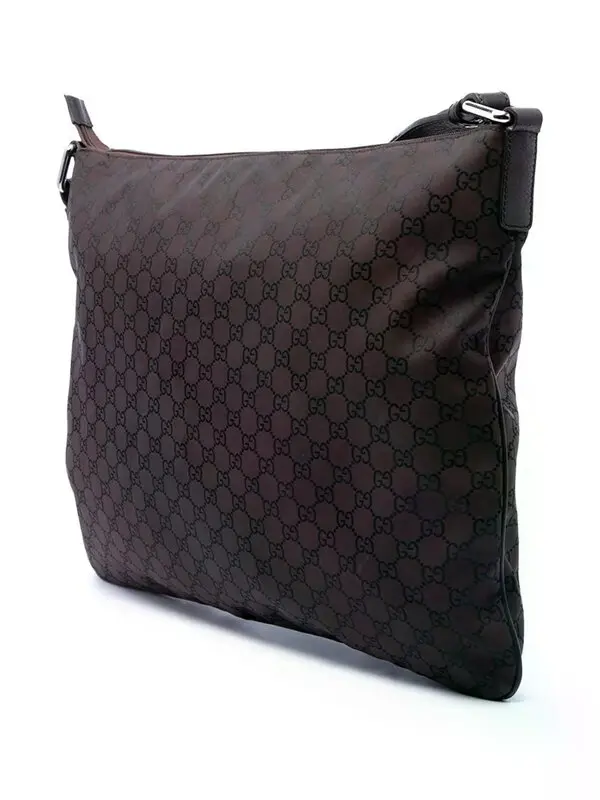 Gucci 2016-2026 Gg Nylon Crossbody Bag - Brown