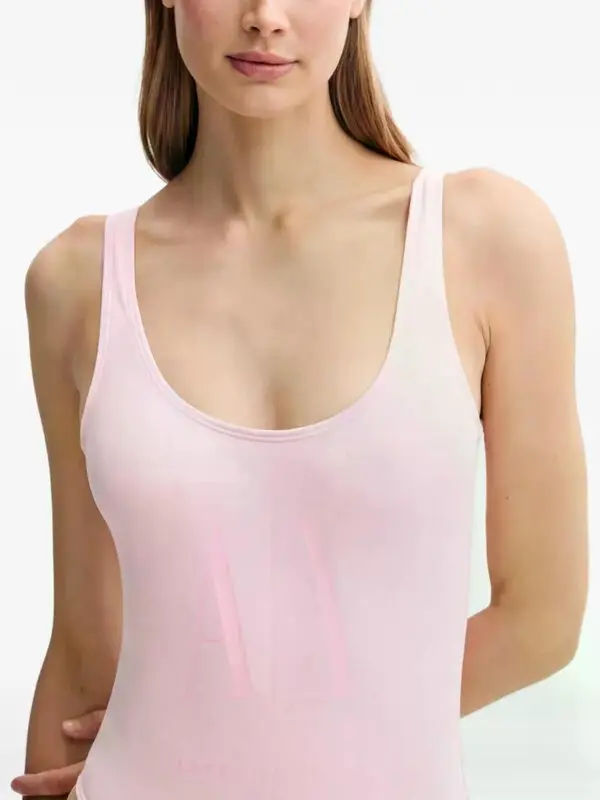 Armani Exchange Logo Print Swimsuit