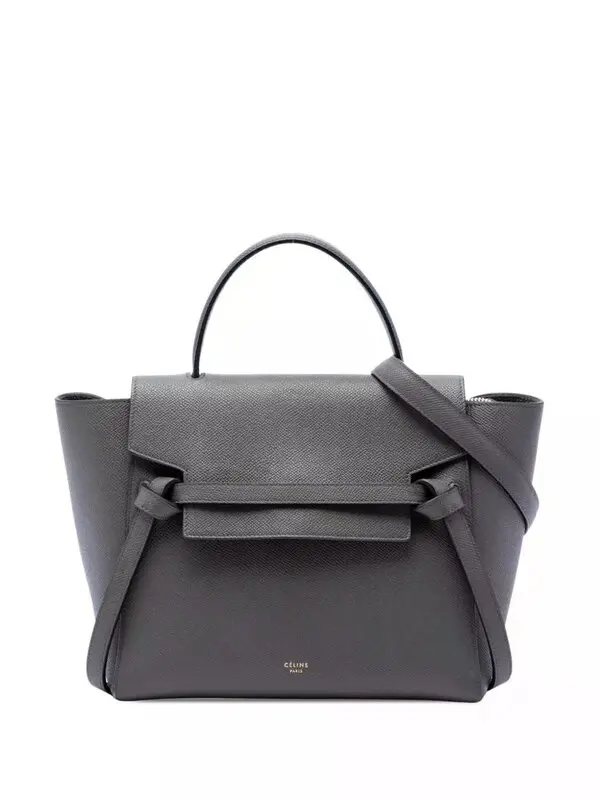 Celine 2016 Micro Grained Calfskin Belt Bag Satchel