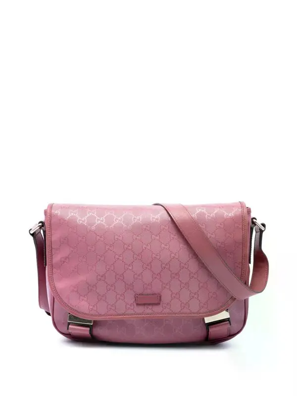 Gucci 2016-2026 Gg Imprime Crossbody Bag - Pink