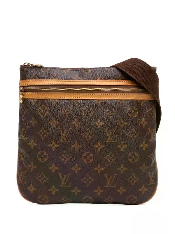 LOUIS VUITTON 2010 Monogram Bosphore Pochette Crossbody Bag - Brown