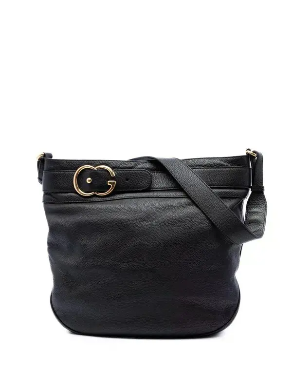 Gucci 2016-2026 Large Calfskin Ride Shoulder Bag - Black
