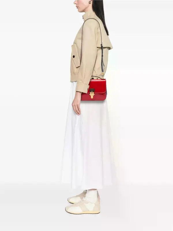 LOUIS VUITTON Vernis Miroir Cherrywood Bb Satchel