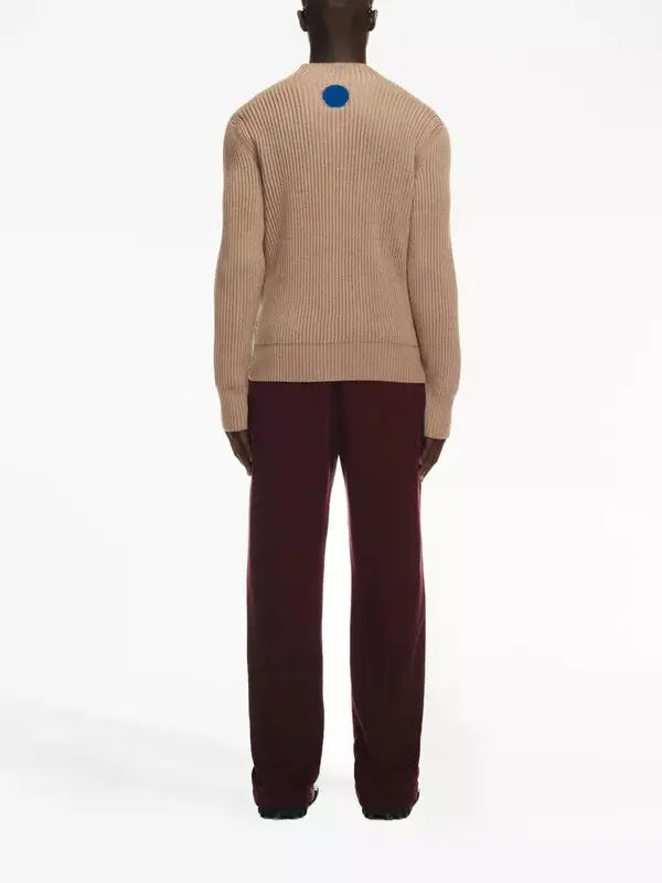 Off-White Logo-intarsia Wool Jumper