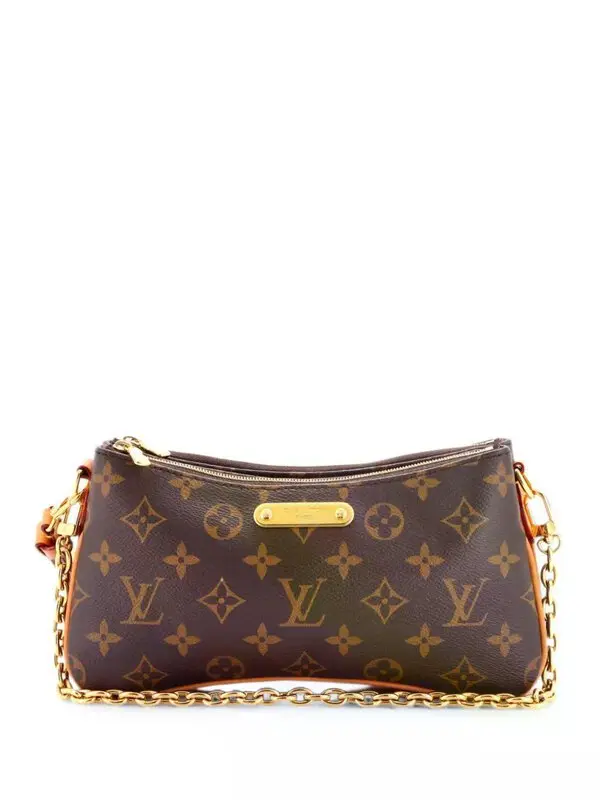 LOUIS VUITTON Liv Pochette Monogram Canvas Crossbody Bag - Brown