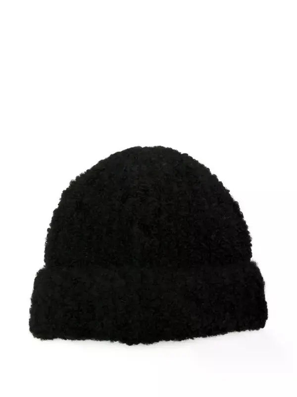 MAISON MARGIELA Logo Patch Beanie