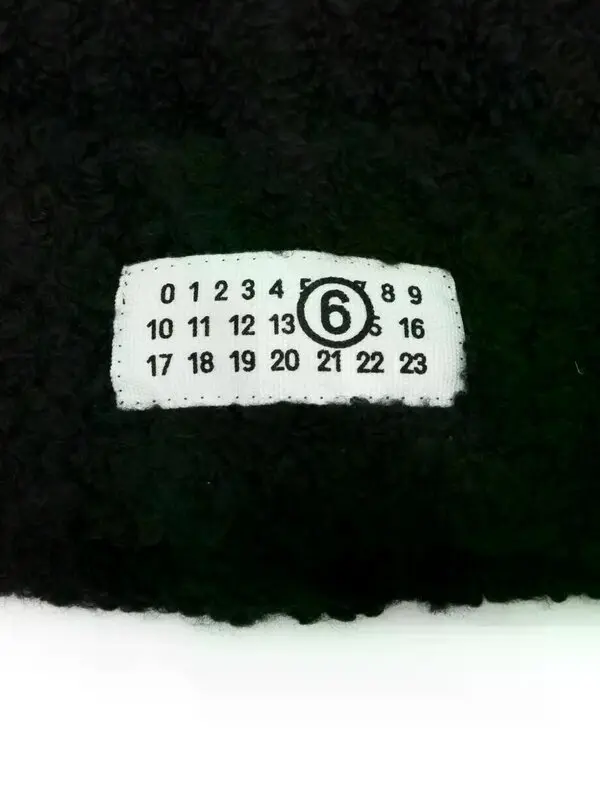MAISON MARGIELA Logo Patch Beanie