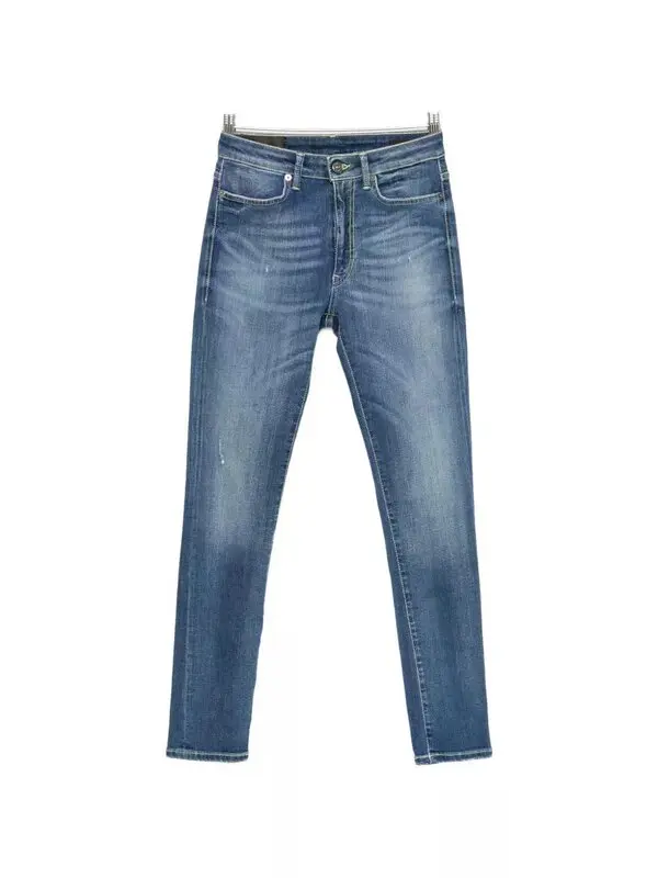DONDUP Belt-loop Faded Jeans - Blue