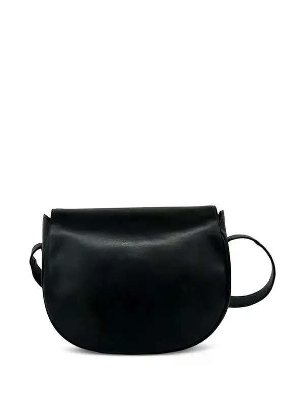 Celine 20th Century Leather Carriage Crossbody Bag - Black