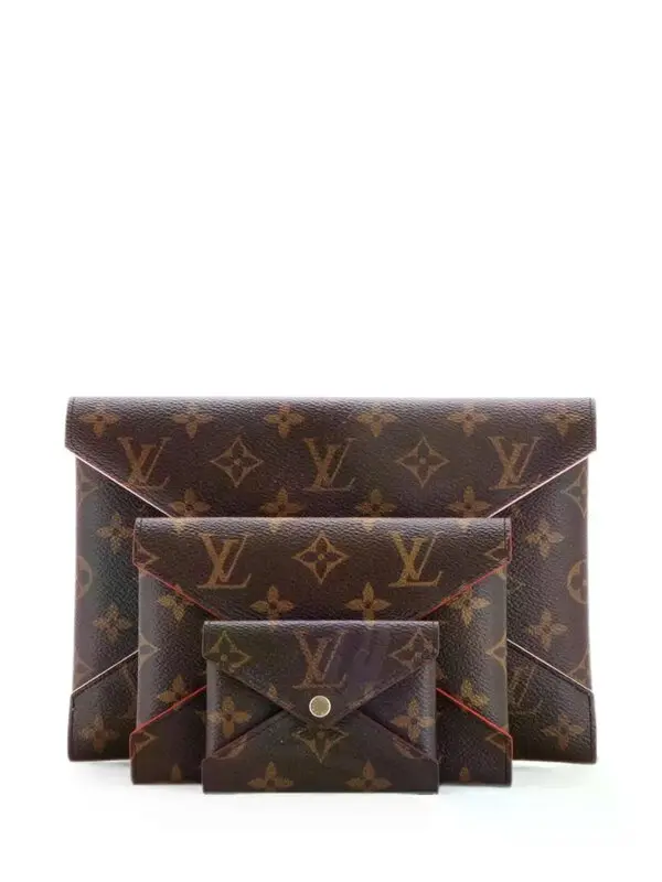 LOUIS VUITTON Kirigami Pochette Set Monogram Canvas Clutch Bag