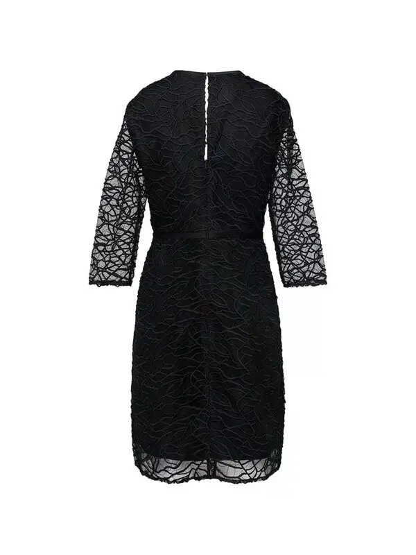CLUB21 Mini Abstract-scribble Lace Dress