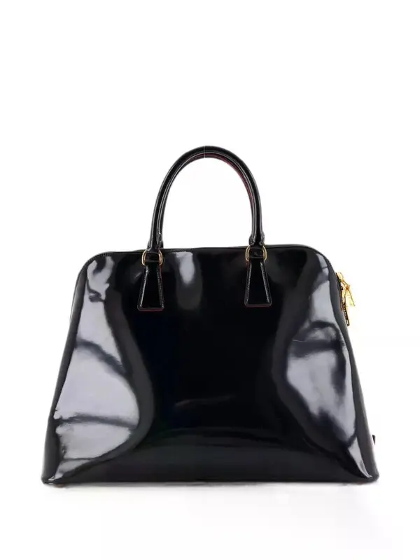 Prada Promenade Bag Spazzolato Leather Large Satchel