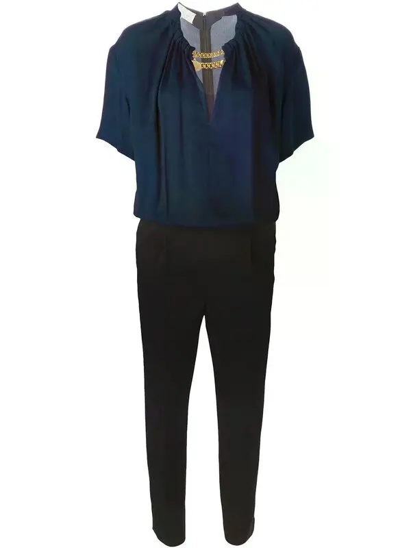 Stella McCartney Two Tone Jumpsuit - Blue