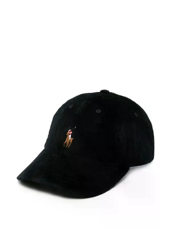 Polo Ralph Lauren Embroidered Logo Baseball Cap - Black