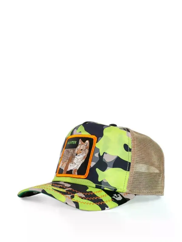 GOORIN BROS Hunter Camouflage-print Patch-detail Baseball Cap - Green