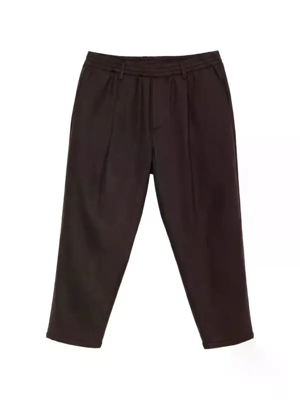 Eleventy Pleated Elasticated-waistband Trousers