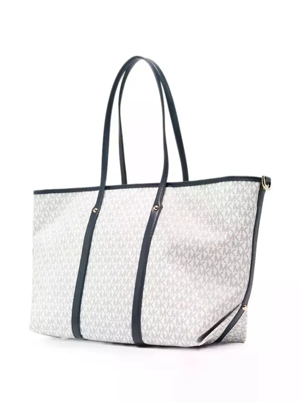 Michael Kors Monogram-pattern Logo-plaque Tote Bag