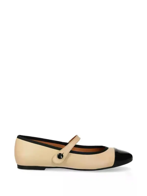 JONAK PARIS Patent-toe Mary Jane Ballet Flats