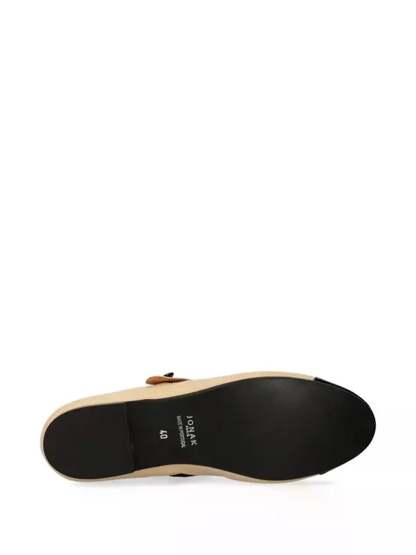 JONAK PARIS Patent-toe Mary Jane Ballet Flats