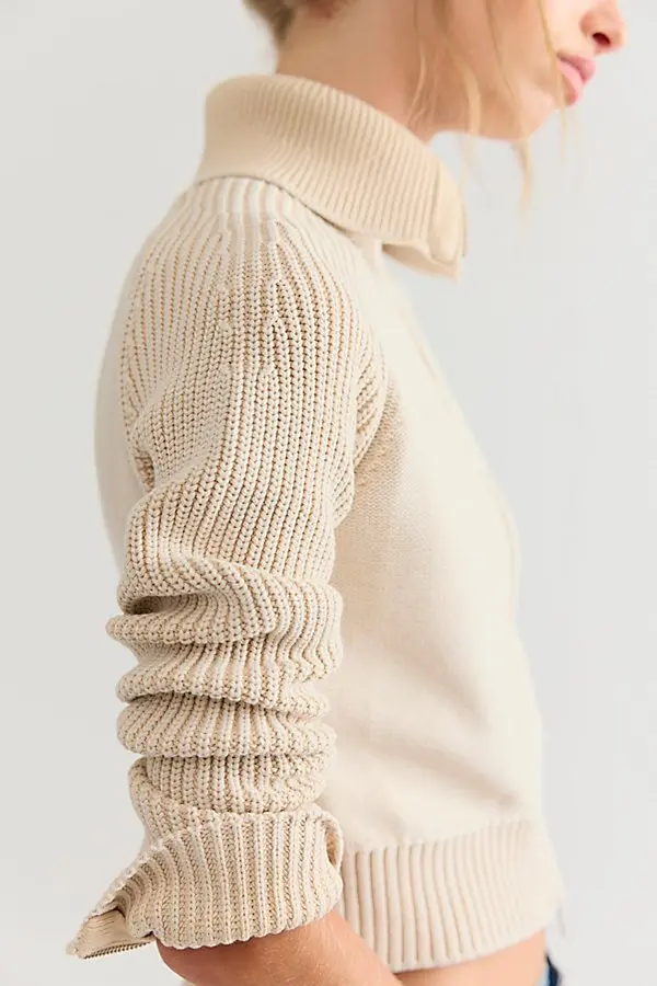 Free People Josephine Zip-up Cardigan