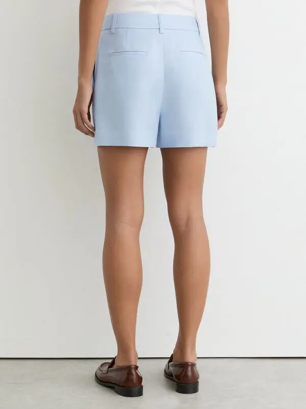 REISS Mid-rise Tailored Shorts - Blue