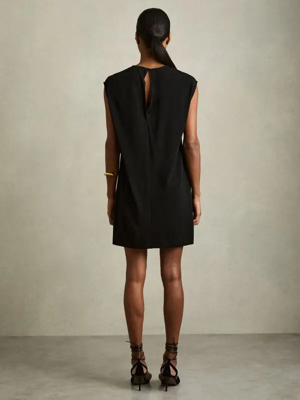 REISS Corset Detail Jersey Mini Dress