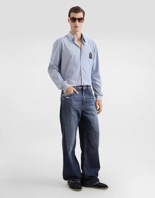 Dolce & Gabbana Striped Martini Shirt Shirts