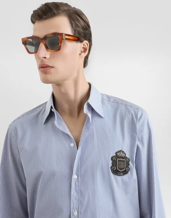 Dolce & Gabbana Striped Martini Shirt Shirts