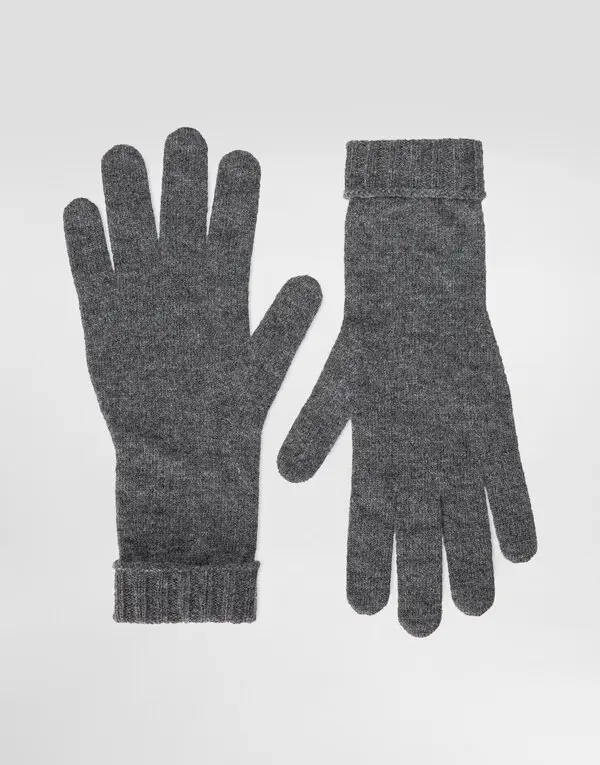 Dolce & Gabbana Cashmere Knit Gloves Hats And Gloves